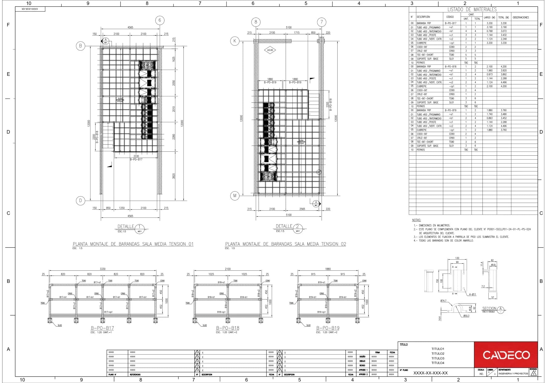 Ingeniería – Cadeco